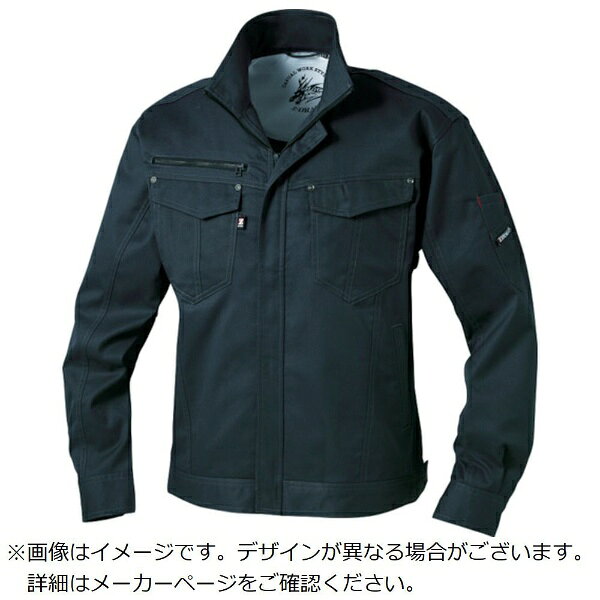 ■丈夫でソフトな着心地のストレッチT/C素材を使用しています。■アクションプリーツ付きで動きやすいです。■両脇、両肩に消臭・抗菌テープが付いています。【用途】・作業用。【仕様】・色： シックブラック・サイズ： 5L・着丈（cm）： 71・胸...