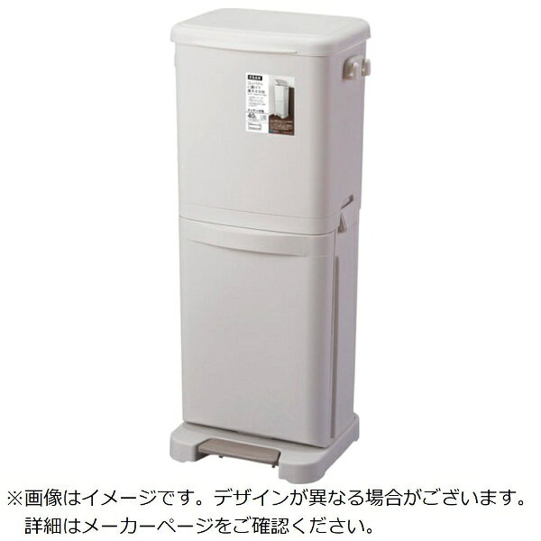 ■ペダル式の分別ペールです。■省スペースの縦型分別です。【仕様】・色： ホワイト・間口（mm）： 360・奥行（mm）： 310・高さ（mm）： 825・容量（L）： 40【材質／仕上】・本体： ポリプロピレン