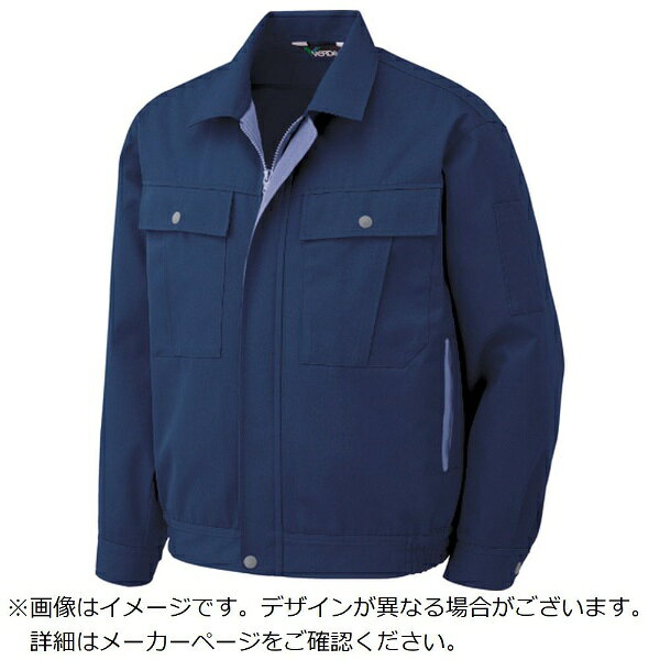 ■左胸ポケットフラップ部分にペンさし付、左胸に内ポケット付です。【用途】・建設業。・製造業。・運輸業。・点検・整備。・物流。・引っ越し。・ビルメンテナンス。・清掃。【仕様】・色： ネイビー・サイズ： 6L・着丈（cm）： 73・胸囲（cm）...