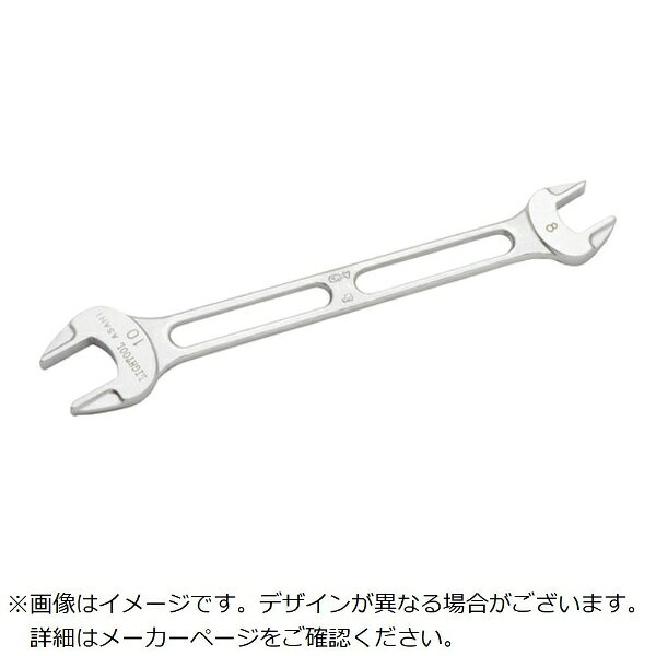 ■メーカー比で20％以上軽量化するとともに省資源を目指した工具です。■JIS S級です。【用途】・ネジの締結作業。・長時間にわたる作業。【仕様】・二面幅寸法（mm）： 8×10・全長（mm）： 115・板厚（mm）： 4.2・JIS S級【...