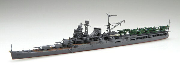 艦後部に広大な航空作業スペースを持つこととなった航空巡洋艦「最上」が新規パーツを追加して登場！■最上型1番艦「最上」が航空巡洋艦へ改装された昭和18年時の姿をモチーフにしています。4.5番主砲を撤去し航空作業甲板が新設され、21号電探の搭載...