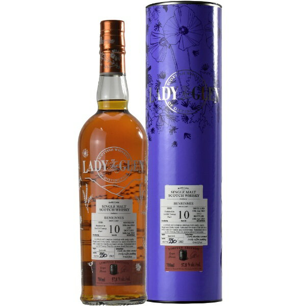 容量：700ml　度数：57.8度ベンリネス2013 タウニーポートカスクフィニッシュはホグスヘッドで熟成後、ファーストフィルのタウニーポート樽でフィニッシュした10年熟成で、カスクストレングスボトリングです。香りはフローラルでフルーティー...