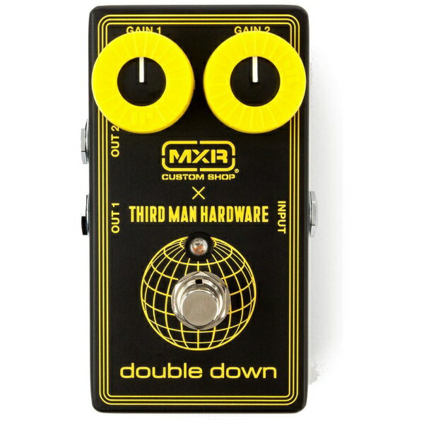 Jack White（ジャック・ホワイト）が主宰するThird Man HardwareとMXR CUSTOM SHOPのコラボレーションペダルMXR Double Downは、2台のMXR Micro Ampを1つのペダルに内蔵したシグナ...