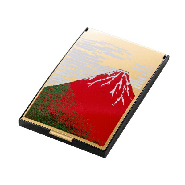 日本の伝統工芸、舞妓の蒔絵を施したミラーです。インバウンド向けに好評です。【仕様】・本体サイズ：W78×D125×H10mm・ミラーサイズ：等倍鏡／W74×D109mm、3倍拡大鏡／W74×D109mm・重量：約110g・材質：［本体］AB...
