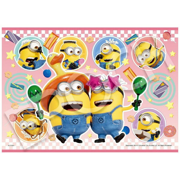 『怪盗グルーのミニオン超変身』の108ピースジグソーパズルです。【仕様】・ピース数：108ピース・完成時サイズ：18.2×25.7cm・パネル：No.1-ボDespicable Me 4 (C)Universal City Studios ...