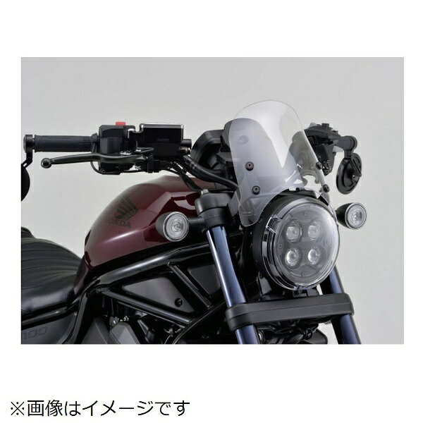エアロバイザーのスクリーンとステーがセットになった車種別専用キット。車体のスタイルを崩さない小振りのエアロバイザー。車種専用の取付ステー付属なので、スマートにボルトオンで装着ができます。バイザー（スクリーン）素材には、耐衝撃に強く弾力性のあ...