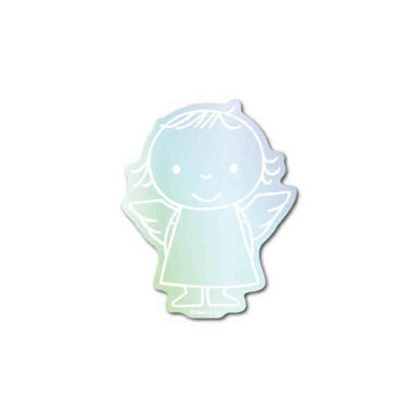 ホログラムステッカーはキラキラ光ってオシャレ！スマホケースや手帳などに挟んでも目立つこと間違いなしです♪シンプルで可愛く、プレゼントにもオススメ。サイズ：幅53mm×高さ66mm（本体サイズ）
