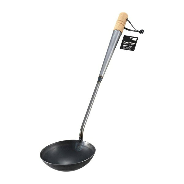 中華料理に鉄製で使うほどに油が良く馴染みます仕様●材質： 本体/鉄、ハンドル/木柄製品サイズ W×H×Dmm113×430×75規格： 中製品重量 （g）269