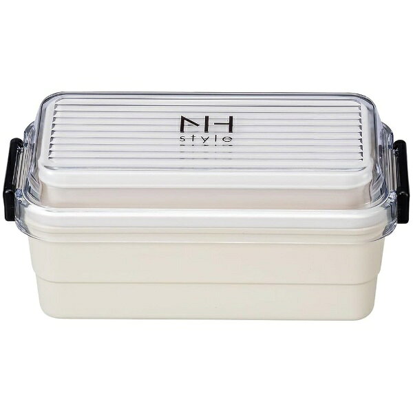 ［Simple & Basic］ 様々なランチシーンにフィットする「NH style」シリーズ。内容器がついた2段タイプのお弁当箱です。＊容量：上段260ml 下段470ml＊サイズ9.2×19.5×8.9cm＊材質：本体PET.ABS樹脂...