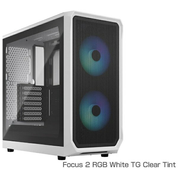 エアフローを重視したフロントデザイン。2基のアドレサブルRGBファンを搭載し、拡張性に優れたミドルタワー型PCケース■エアフローを重視したフロントパネル■オープンレイアウトデザインを採用■目隠しパネル付きの強化ガラス製サイドパネル■ケース各...