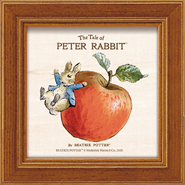 ピーターラビットと瑞々しいフルーツを爽やかにレイアウトしたミニアートが登場！人気のアイテムをコレクションして、ワンランク上の空間に。■材質木製フレーム・ガラス■仕様壁掛・卓上両用■作家ビアトリクス ポター■出身イギリス女性作家■作者詳細等イ...
