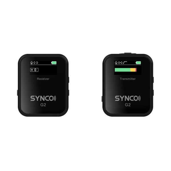 ■迅速に自動接続&安定送信SYNCO G2は電源入れると、送信機と受信機が自動的にペアリングされ、複雑な操作が要らず、ストレスなく使えるワイヤレスマイクです。バージョンアップしたSyncoderアルゴリズム技術により、SYNCO G2マイク...