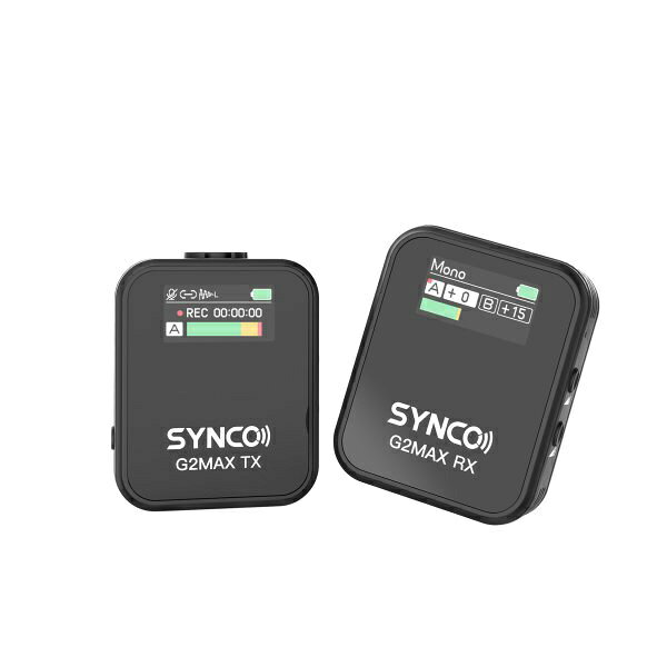 ■迅速に自動接続& 安定送信SYNCO G2 は電源入れると、送信機と受信機が自動的にペアリングされ、複雑な操作が要らず、ストレスなく使えるワイヤレスマイクです。バージョンアップしたSyncoder アルゴリズム技術により、SYNCO G2...
