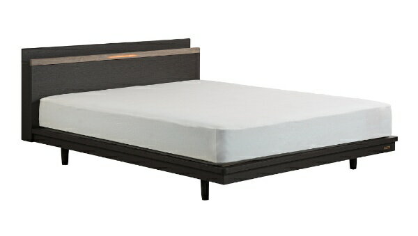 木目ラインがアクセントのキャビネットタイプベッド　「ポメロ　02C」　■高さ調節レッグ　ベッドのレッグを変えることで、「ハイレッグ」「ローレッグ」「レッグなし」の3段階の高さ調節が可能です。■木目から透ける柔らかな照明　透過式LED採用。木...