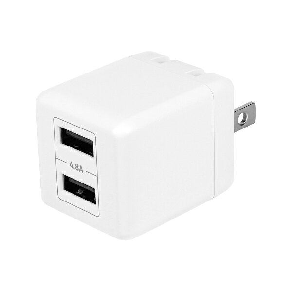 ■コンパクトなAC充電器本製品は最大24W出力が可能なAC充電器です。USB Type-Aポートを2基搭載しており、スマートフォンやタブレットなどの同時充電におすすめです。■USB Type-Aポートは『かしこく充電』に対応『かしこく充電』...