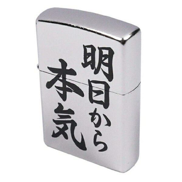 思わず笑ってします迷言がデザインされたおもしろZIPPO。ベースは#207ストリートクロームです。