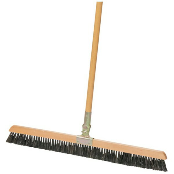 ■ホコリが舞い上がりにくく細かいゴミも残さず掃き取る。■握っても冷たくない木柄タイプ【用途】・掃き掃除に【仕様】・幅（mm）： 600・長さ（mm）： 1230・穂幅： 約60cm 柄の長さ： 約123cm【材質／仕上】・ブラシ： ポリエチ...