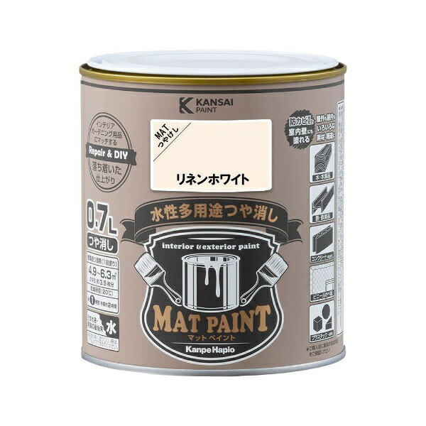 ■落ち着いたマットな仕上がりで、インテリア・ガーデン用品にぴったり。【用途】・※表記の用途以外には使用しないでください。　木部・木製品　家具 / インテリアグッズ / 板べい / ドア / ガーデニング用品 等　鉄部・鉄製品　門扉 / フェ...