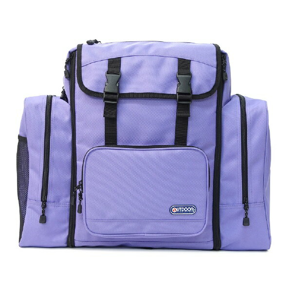 両サイドのファスナーを開放することでメインルームの幅を拡張できます。ベルトのズレを軽減するハーネスや、通気性の良い背面メッシュパッドを採用しており快適な背負い心地となっています。