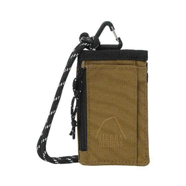 1965年設立の人気アウトドアブランド【SIERRA DESIGNS】から、ネックウォレットが登場しました。コンパクトながらベルクロ仕様の三つ折りタイプでお札や小銭、カード類をしっかり収納できます。ストラップ紐は上部三角フックから簡単に取り...