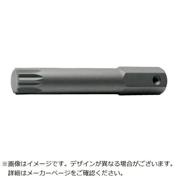 ■3重4角ビット【仕様】・対辺寸法（mm）： M18・差込角（mm）： HEX16・全長（mm）： 100・対辺形状： XZN ビット・対辺（mm）： M18
