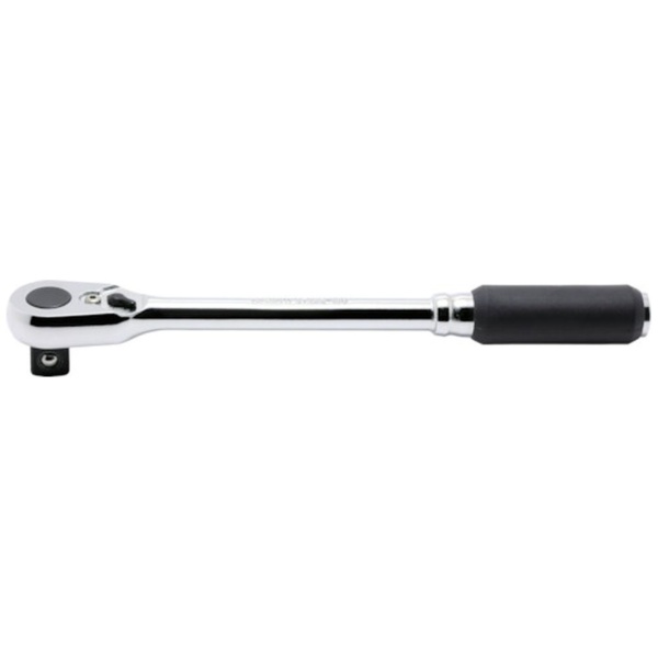 ■狭い箇所での使用を可能とするコンパクト設計です。■各部の精度を追求することにより優れた使用感を実現しています。■握りやすい樹脂グリップを採用しています。【仕様】・歯数（枚）： 72・差込角（mm）： 凸9.5・全長（mm）： 160【材質...