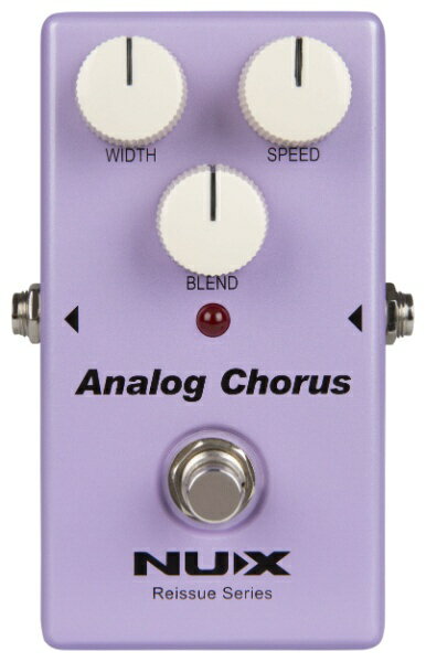 Analog Chorus80年代の伝説的なコーラスサウンドを再現。アナログのバケツリレー回路を搭載し、暖かく繊細な揺らぎから、ビブラートに近い揺らぎまで本格的なコーラスエフェクトを提供します。特長・Vintage Analog Choru...
