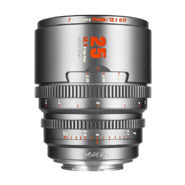 ■商品説明■七工匠 7Artisans HOPE Prime シリーズは、映像制作者の様々なニーズに応える、高品質な単焦点シネレンズです。 [ 特長 ] ●優れた光学設計と高品質なレンズとコーティングにより、高画質かつ自然な色合いの描写を実...