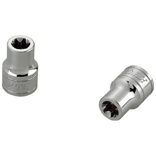 ■KTC独自のパワーフィット形状を差込角に採用しています。【仕様】・呼びNo.： E7・差込角（mm）： 9.5・対辺寸法（mm）： 6.17・全長（mm）： 24