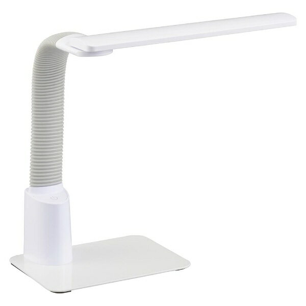 【 特 長 】 ● 白さが際立つLED色温度で文字がハッキリ ● 3段階に明るさ調光 ● JIS規格A形相当の広がる光 ● 全光束約550ルーメン ● 照度約2500ルクス ● 本体カラーはホワイト 【 仕 様 】 ■ 電源：専用ACアダプ...