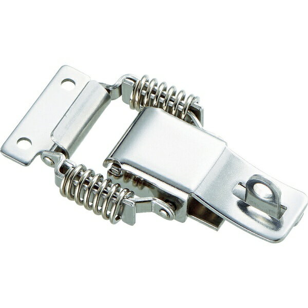 ■ステンレス製で耐食性に優れています。【仕様】・鍵穴径： 5mm【セット内容／付属品】・本体取付穴・受け穴寸法： 3.2mmステンレス（SUS304）表面処理： ブライト仕上げ