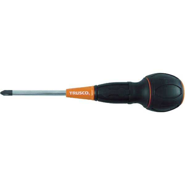 ■グリップの底部をボール型に設計したため、ネジを回しやすくなっています。【仕様】・刃先： ［［＋］］2・全長（mm）： 245・軸長（mm）： 150・全身焼入・先端： マグネット入り・硬度： HRC58〜60