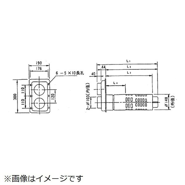 ガス給湯器部材　ふろ釜トップ(壁厚311~410以下）