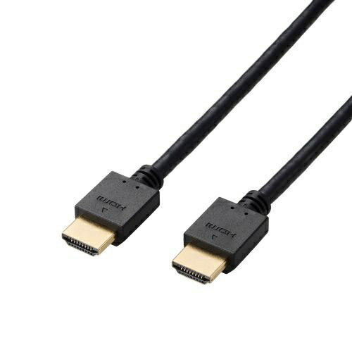 最大4K/30Hzの解像度に対応した、認証済みのイーサネット対応ハイスピードHDMI(R)ケーブルです。 1本のケーブルで、映像信号と音声信号をデジタルのままで高速伝送するだけでなく、イーサネット信号の双方向通信を実現します。 100Mbp...