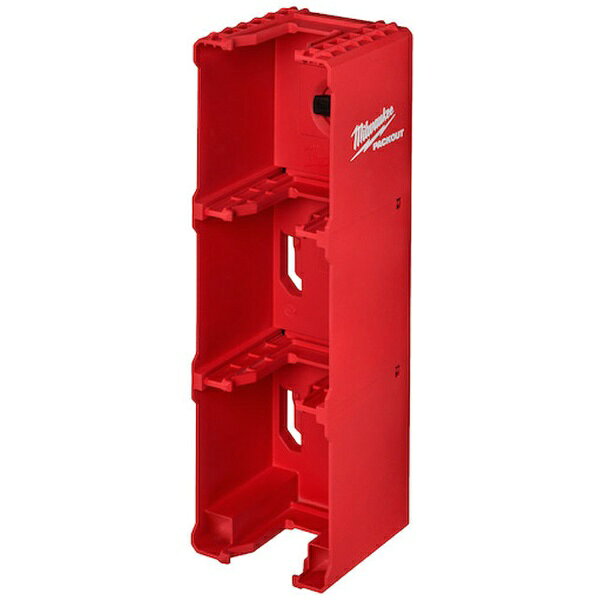 ■全てのM18バッテリーが装着可能【仕様】・耐荷重（kg）： 6.8・品名： M18　バッテリーホルダー・ワンアクションで素早く確実な取り付けが可能・自由なカスタマイズで最適な収納と整理が可能・全てのPACKOUTマウンティングプレートに装...