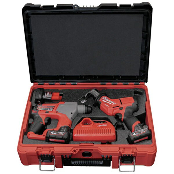 ■M12 FUEL 13mm SDS PLUSハンマードリル（M12 CH x 1）： 最大13mmの穴を開けることが可能軽量コンパクトロータリーハンマー■M12 FUEL レシプロソー（M12 CHZ-0 JP x 1）： 片手操作可能な...