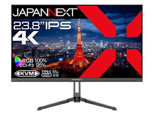 23.8インチのコンパクトサイズと4K(3840x2160)の高解像度を両立した省スペースながらも快適なデスク環境を実現した液晶モニターです。■4K(3840x2160)解像度に対応。フルHD(1920x1080)解像度の4倍の高解像度は複...