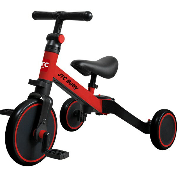 ●さんばいくは工具なしで足けりバイクに変形する三輪車です。●1歳半から乗れてお子様の成長に合わせてサドルの高さを調整できたり、ハンドルの角度を5段階調節できます。●タイヤは振動や走行音を軽減してパンクの心配が発泡タイヤなので、屋内でも屋外で...