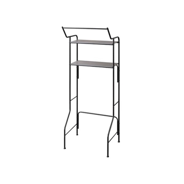 ■ハンガーバー付きのシンプルなデザインのスタイルランドリーラックです。■ハンガーバーはバスマットやバスタオル、洗濯物のちょい干し、ちょい掛けなどに便利です。■インテリアに馴染む木目調の棚板は、ランドリー周りをおしゃれに収納できます。■上段は...