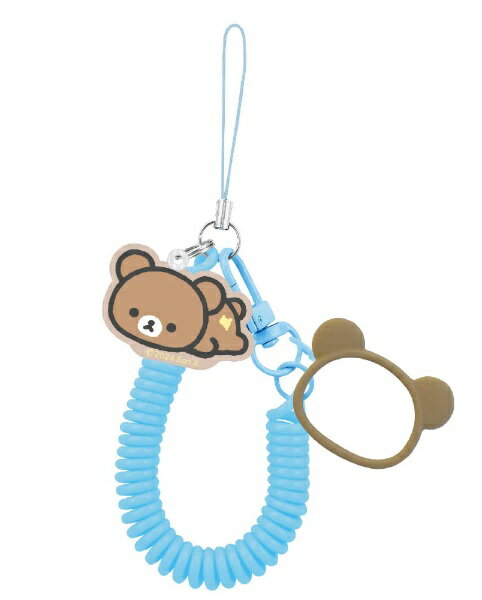 キーホルダーとしてはもちろん、スマホ保持サポートに役立ったりとマルチに使えるスマホアクセサリです。■コイル部分を手首に通してスマホ保持のサボートとして使用したり、先端のカラビナを外して、カバン等に繋げる事も可能です。■シリコーン素材のダイカ...