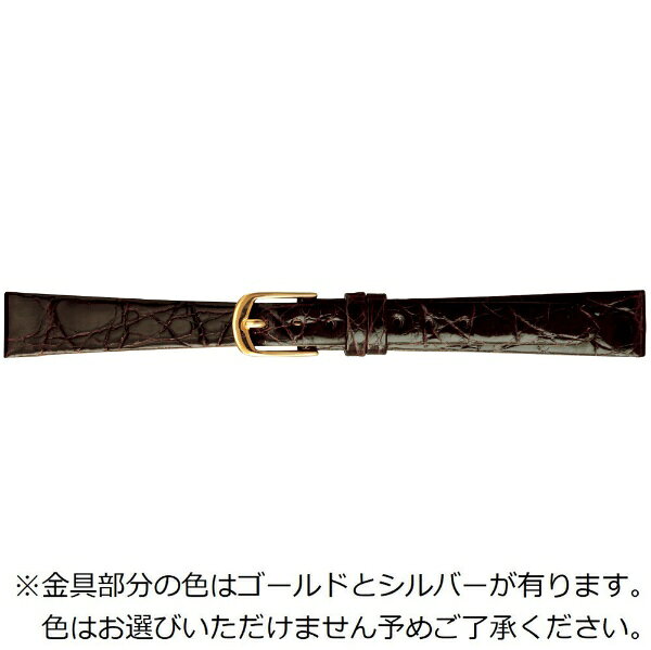ワニ革（カイマン）を使用した時計バンド。丸みを持った鱗の形は天然素材の為、一つとして同じ模様はありません。美しい符模様をお楽しみください。※金具部分の色はゴールドとシルバーがあります。色はお選びいただけません。予めご了承ください。