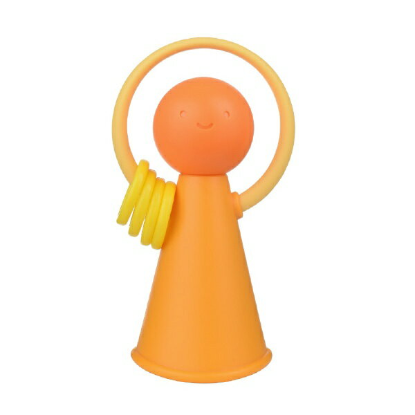 置いても手で持っても楽しめる、きれいな音色の【ゆらゆらフレンズ】。揺れるとベルの音が響き、赤ちゃんの「はじめての音あそび」にぴったりです。表面の凹凸が少なく丸みを帯びた形状で、口に入れて確かめる時期にも安心して遊べます。腹ばい姿勢の赤ちゃん...