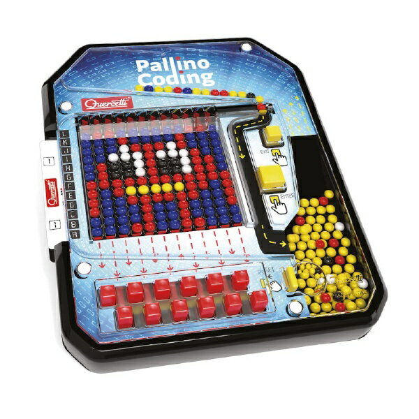 はたらきが違う4種類のボタンを操り、ボールの動きをコントロールしてピクセル画を完成させるゲームです。「どの色をどの順番で並べたら早く完成できるか？」など、筋道を立てて考えるプログラミング的思考を高めます。