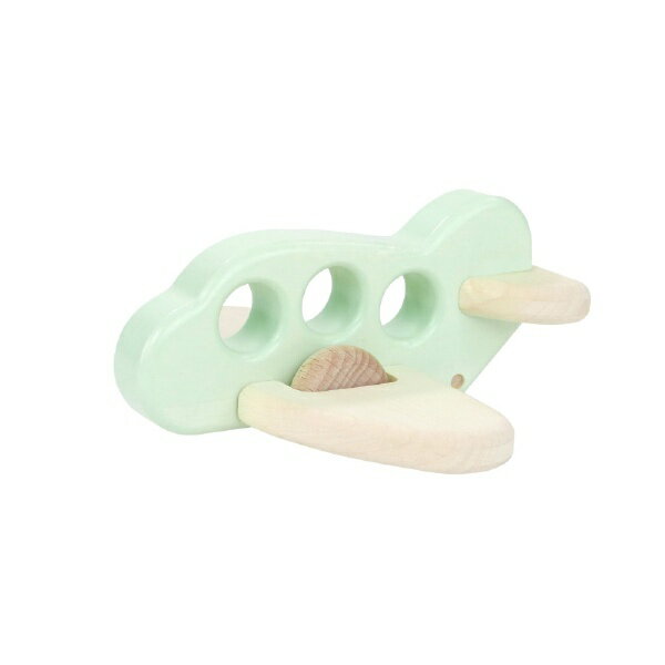 木製のタイヤと木目の見える色付けが美しいヒコウキ。主翼の根本には可動式のタイヤ、機体後方には小さな後輪が付いており、本格的な離発着の動きを再現してすることができます。面取りも丁寧で、丸みを帯びたデザインは、子どもの手にもやさしい仕上がりです...