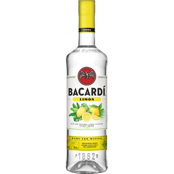 リキュール / ラムベース アルコール度数：27度 バカルディスペリオールの原酒にライム、レモン、グレープフルーツのエキスを加えたシトラスフレーバーのラム。フレーバーウォッカに近いイメージで開発されたフレーバーラムで、キューバリブレなどのカ...