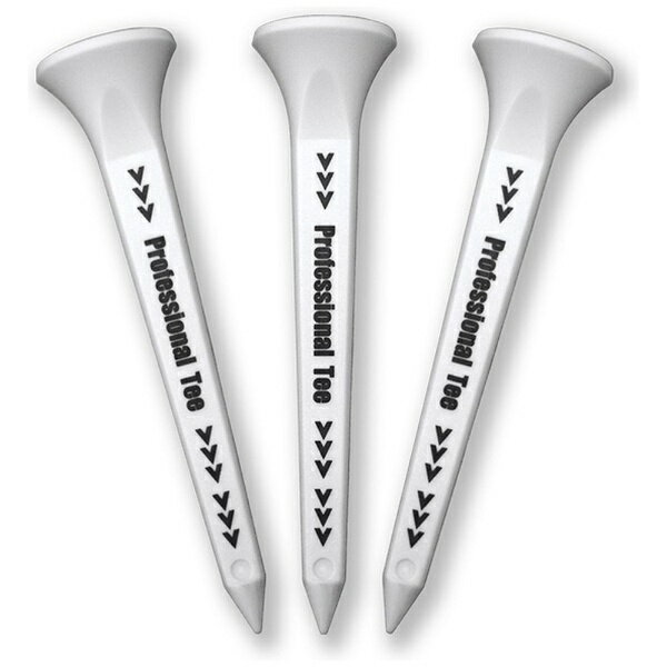 飛距離の最大の敵であるバックスピンが大幅に減少する事により飛距離が上昇！スーパーテフロンチップを搭載する事により、ボールとティーの間に生じる摩擦を最大限に減らす事が可能。多くのプロの方が効果を実感し、計測数値でも実証済みのティー。オリジナル...