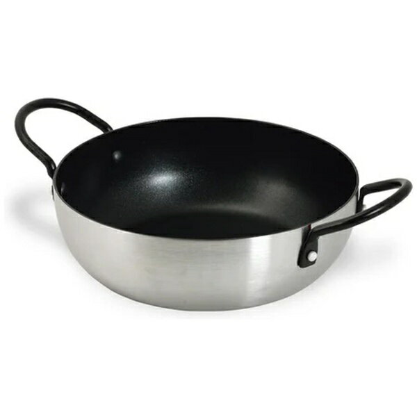 底厚：1.9mm材質/表面加工：内面ふっ素樹脂塗膜加工材料の種類/本体：ステンレス鋼（クロム16％）　アルミニウム合金　取っ手：鉄（焼付塗装）