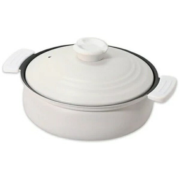 鍋が軽いと移動や洗いがとってもラクに！軽さを体感してください！内面はふっ素加工で汚れがこびりつきにくくお手入れ簡単。IH・ガスどちらにも使えます。蓋のつまみは便利な箸置き付。■製品サイズ（約）：幅270×奥行215×高さ120mm■重量（約...