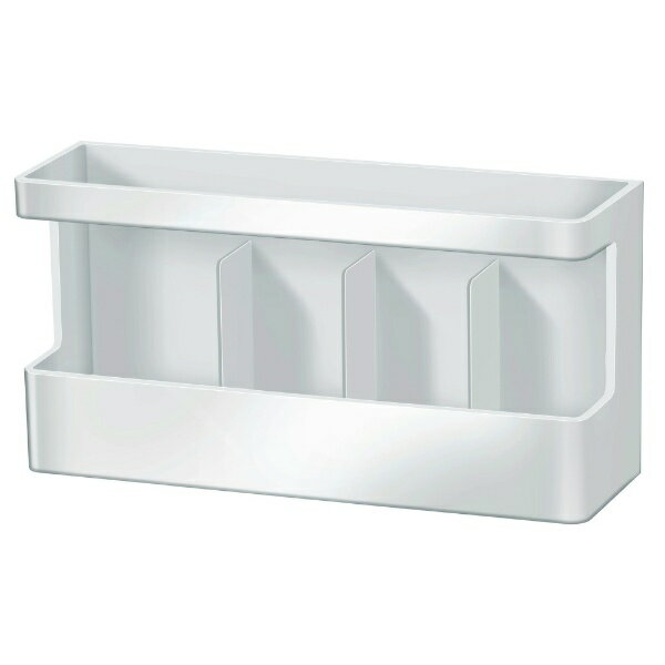 マグネット式のキッチンポケットで、ラップやホイルなどをすっきり収納できます。簡単に取り付けられ、壁を傷つけません。便利な仕切り付きで、収納物が倒れるのを防ぎます。