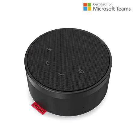 Lenovo Go USB Type-C スピーカーフォン(ブラック)は、会議通話、特にMicrosoft Teamsを使用したオンライン会議に最適なスピーカーフォンです。USB Type-CもしくはUSB Type-A接続に対応し、いつで...